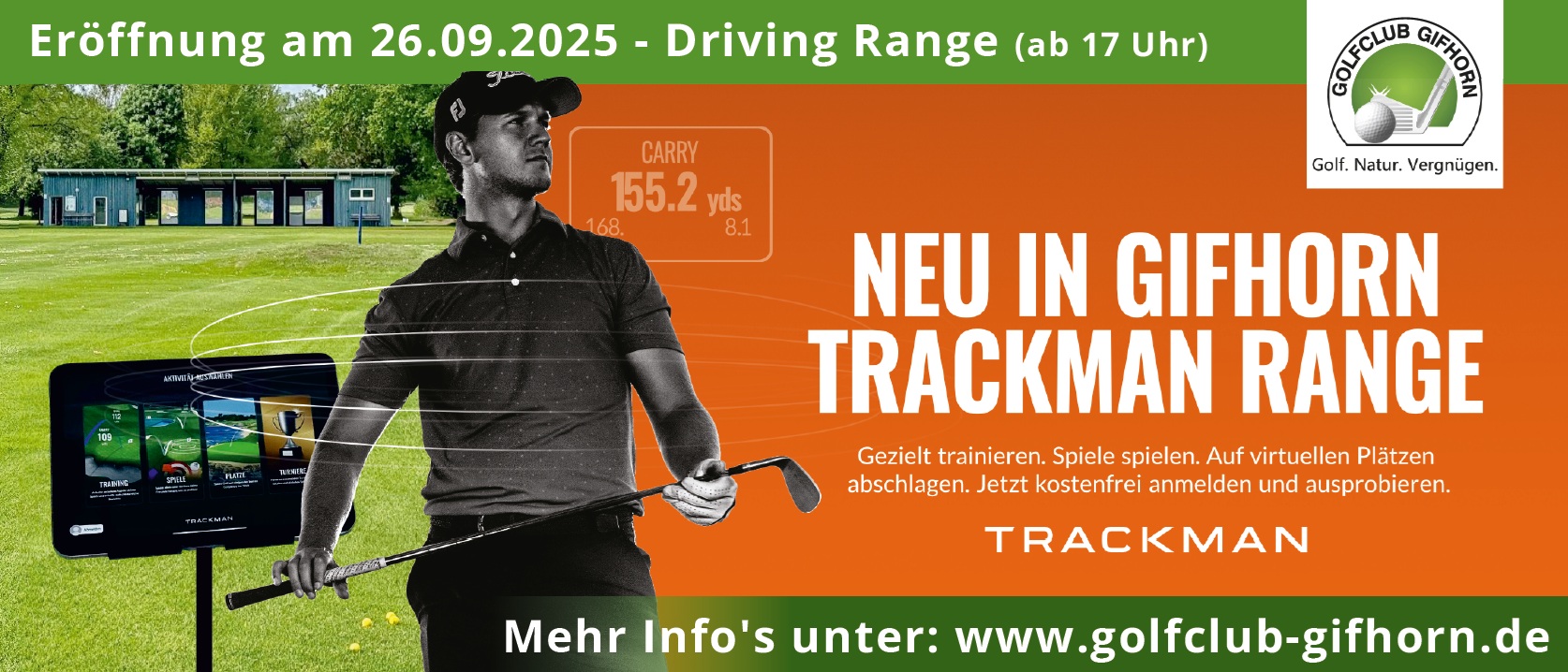 Eröffnung Trackman am 26.09.2025 an der Driving Range - Golfclub ...